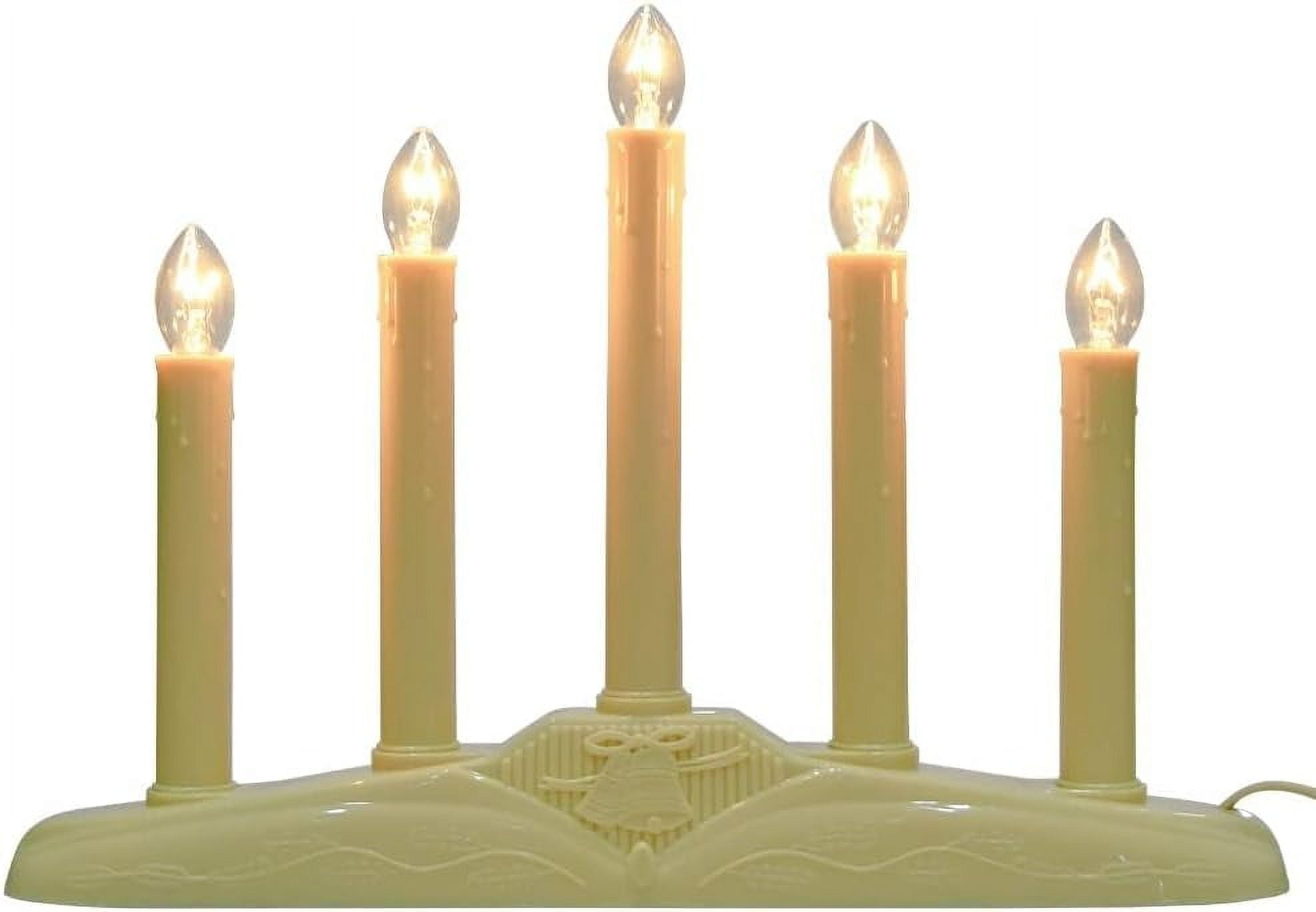 Fuliko Electric Christmas Window Lamp, 5 Light Christmas Lights Base ...