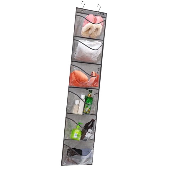 Fuliko Extra Large Pockets Shoe Organizer for Closet Over The Narrow ...