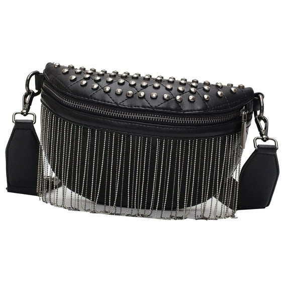 Fuliko Fanny pack Chest Bag For Faux Fringe Quilted Waist Bum body Bags ...