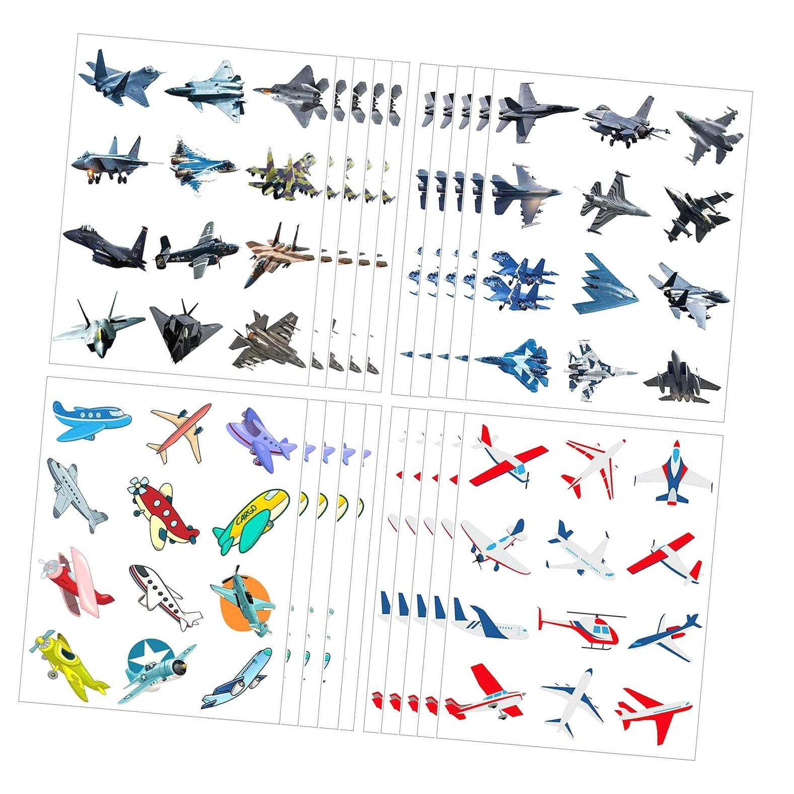 Fuliko Fighter Jet Stickers, 20Sheet Air Force Airplane for Girls and ...