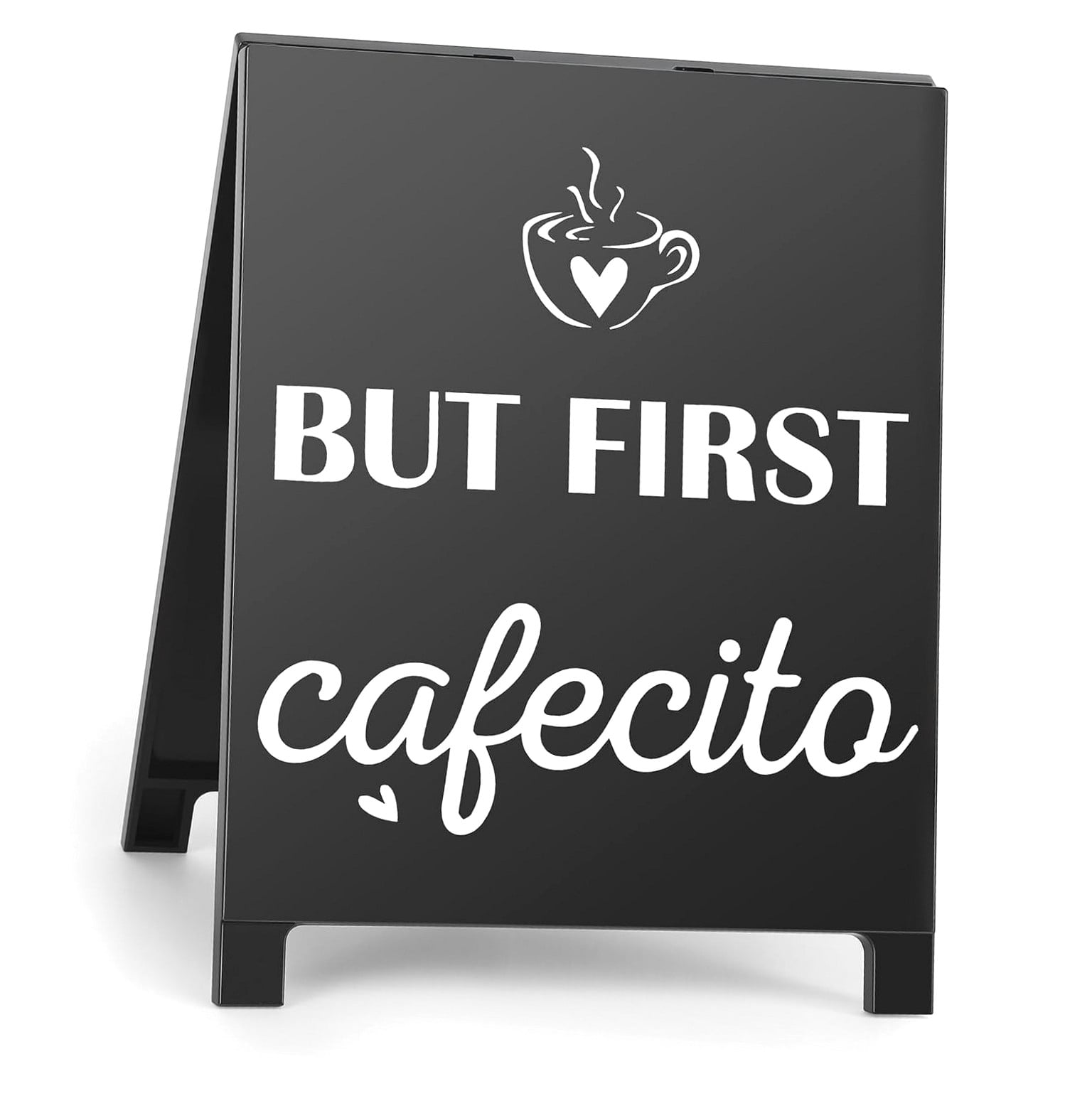 Fuliko But First Cafecito Desk Decor Sign Retro Coffee Shop Table ...