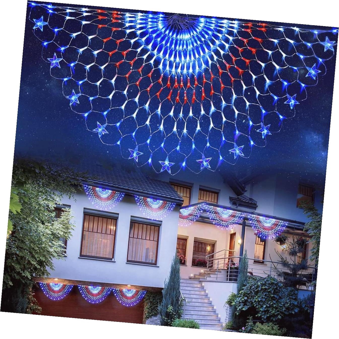 Fuliko Flag Lights - 47in Patriotic Lights for 4th of July Indoor and ...