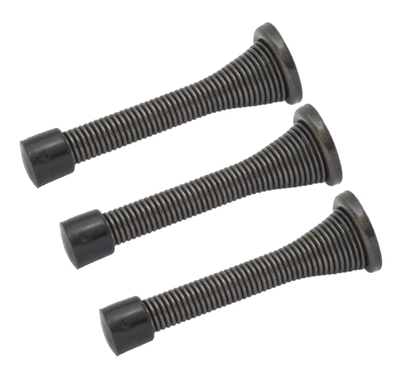 Fuliko Flexible Door Stop Bumper, 3-1/8", Steel, ORB , 3 Pack - Walmart.com