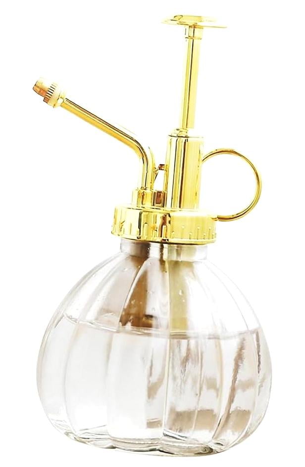 Fuliko Flora , 6.5" Tall Decorative Glass Water Spray Bottle with Top ...