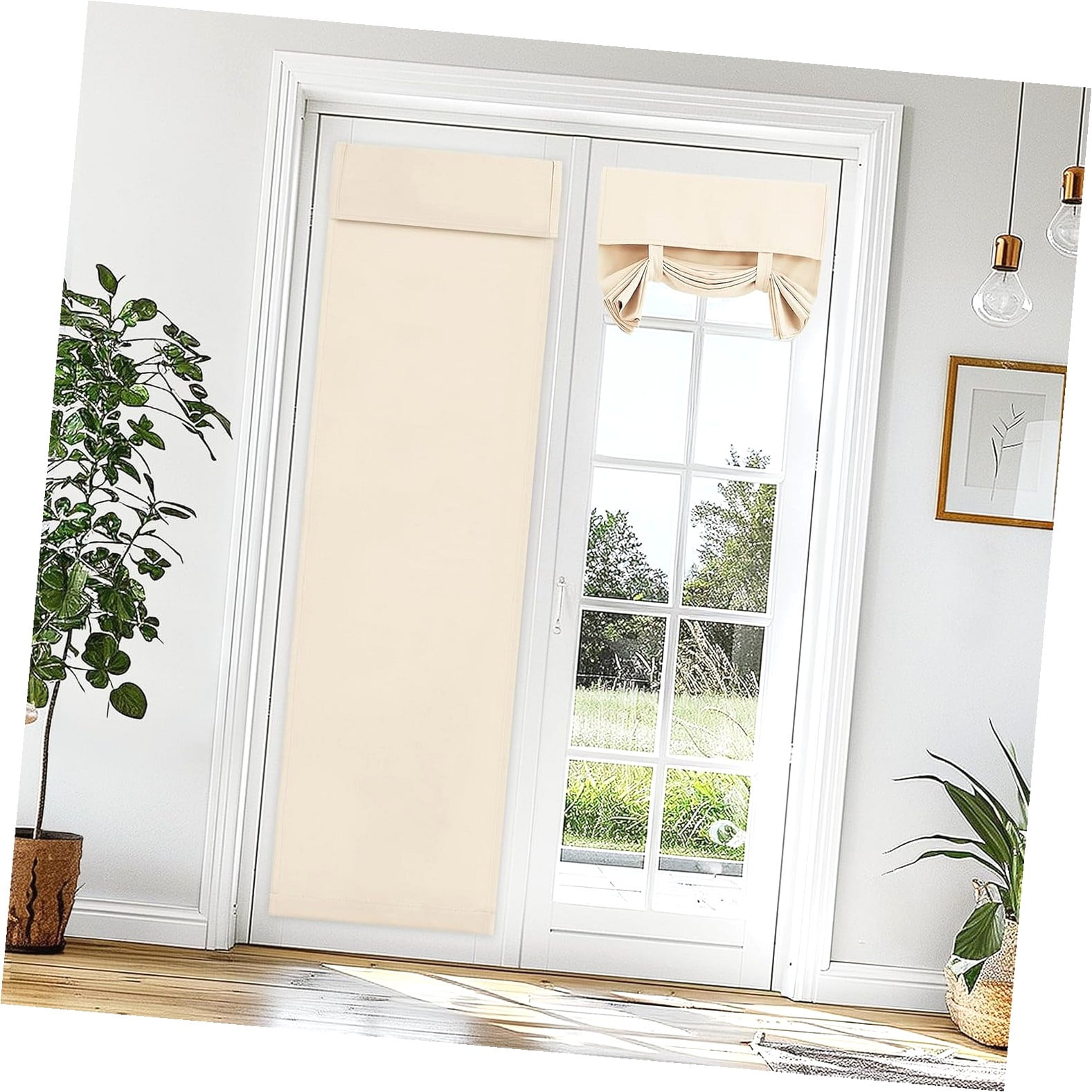 Fuliko French Door Blinds Room Darkening Window 80 Inch Length ...