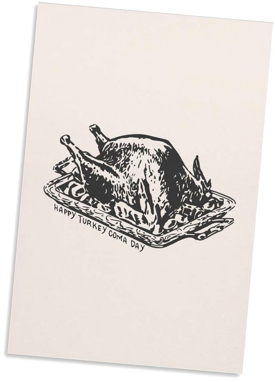 Fuliko Friendsgiving Decor, Happy Turkey Coma Day, Funny Thanksgiving ...