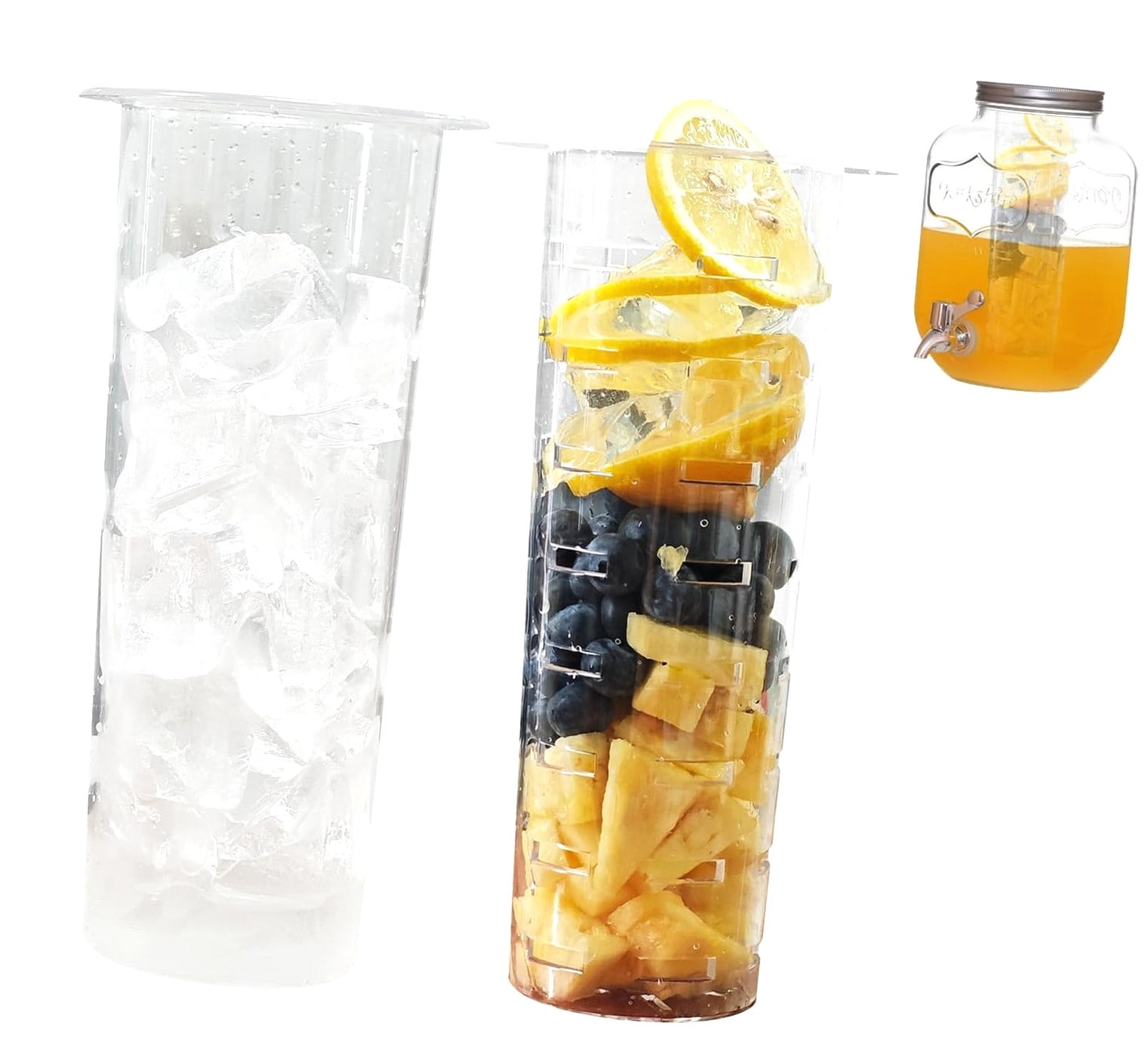 Fuliko Fruit Infuser Cylinder for 1 Gallon Drink Dispensers, with 1 ...