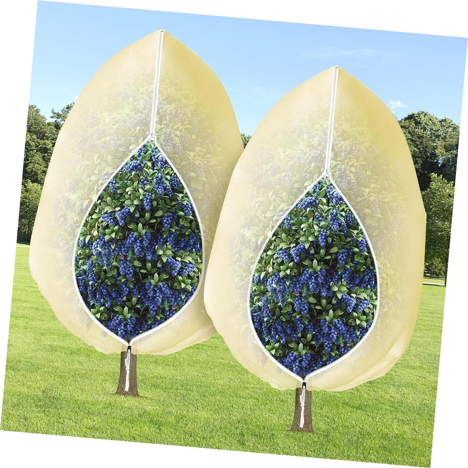 Fuliko Fruit Tree Netting Bird Netting for Garden Protection, 2Pack 72 ...