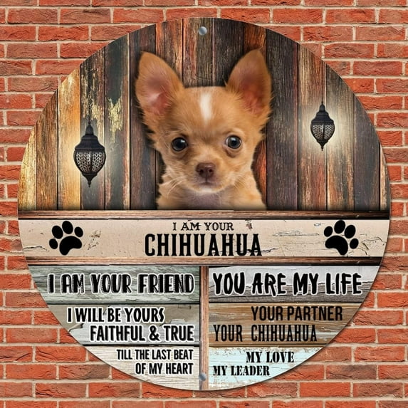 Fuliko Funny Round Metal Sign Plaque Your Friend You Are My Love Retro ...