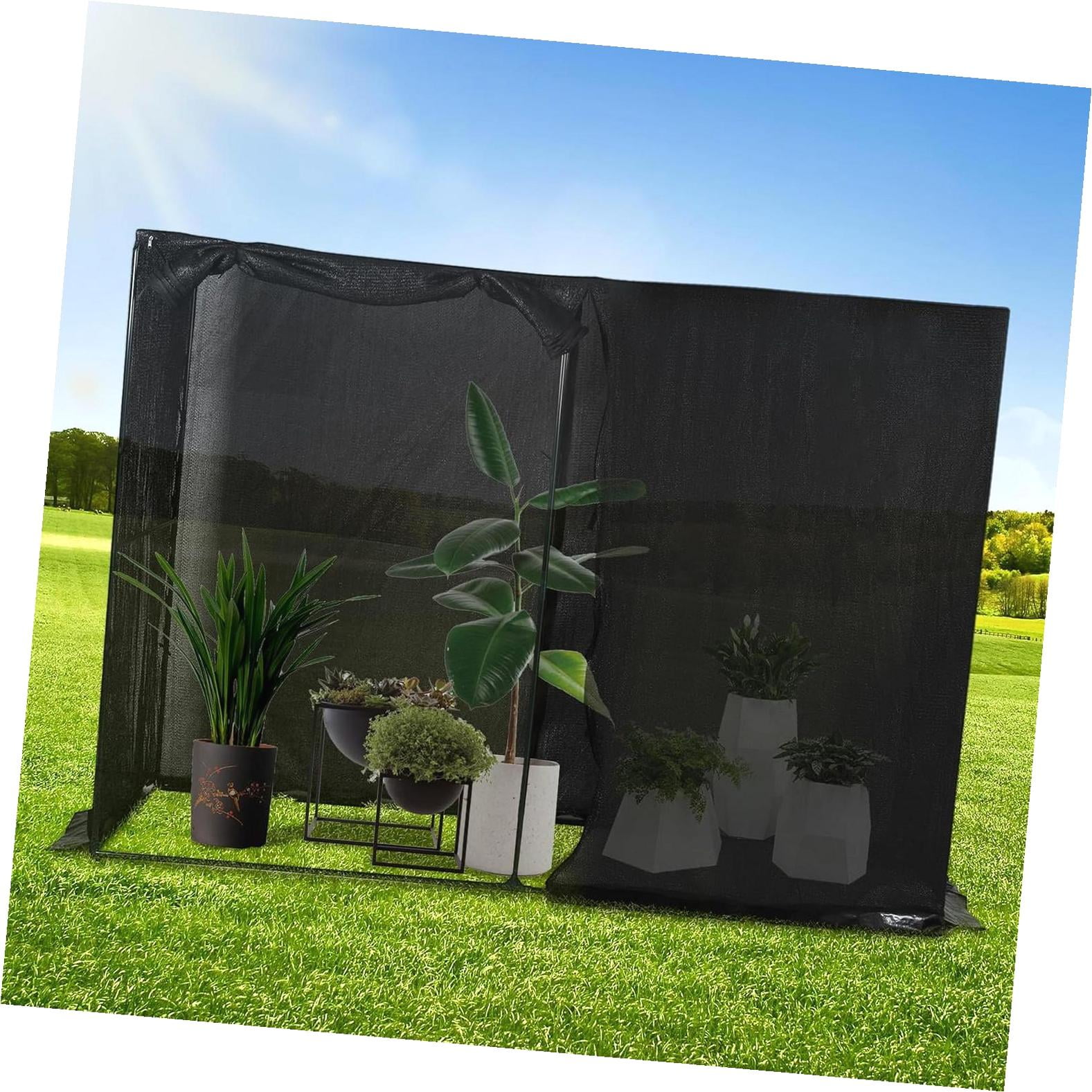 Fuliko Garden Cage with 80% Sunblock Shade Cloth, Dimensions 4 x 8 x 6 ...