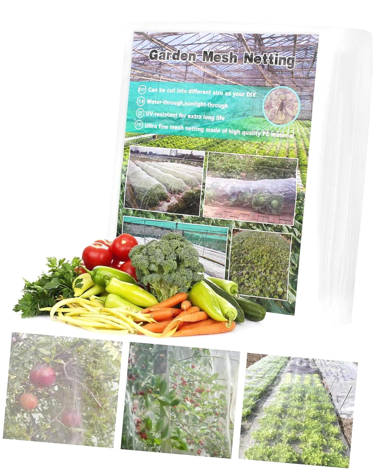 Fuliko Garden Netting Plant Protection Cover Mesh with Hoops for ...