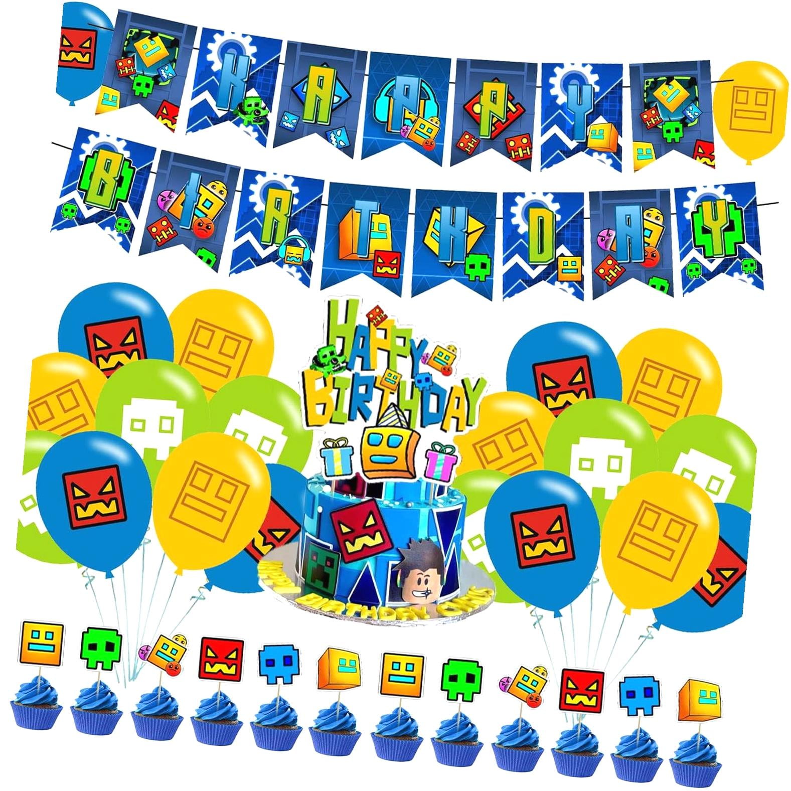 Fuliko Geometry Aesthetic Party Decorations, Birthday Party Supplies ...