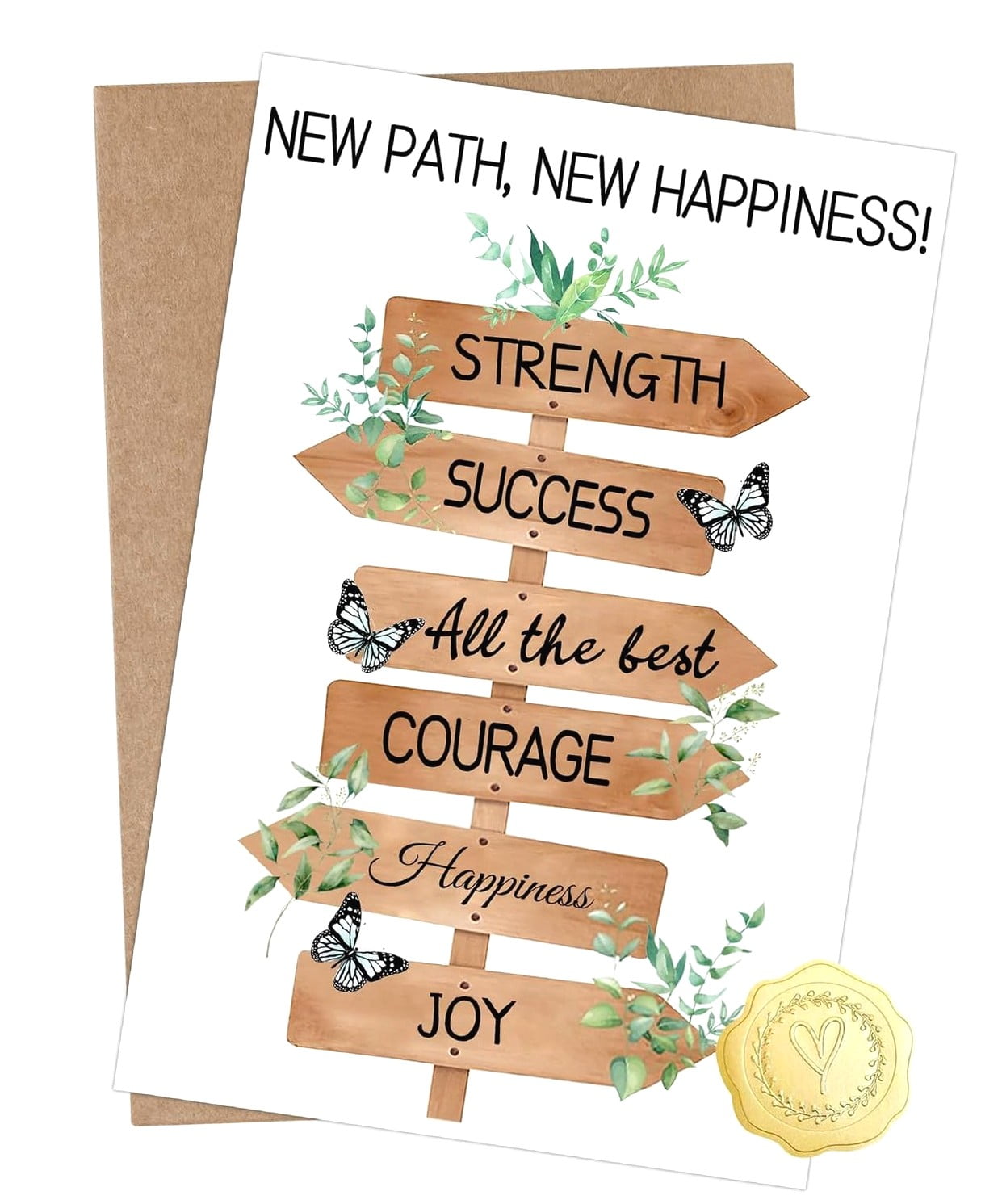 Fuliko Goodbye for Coworkers Leaving, Farewell Card with Uplifting ...