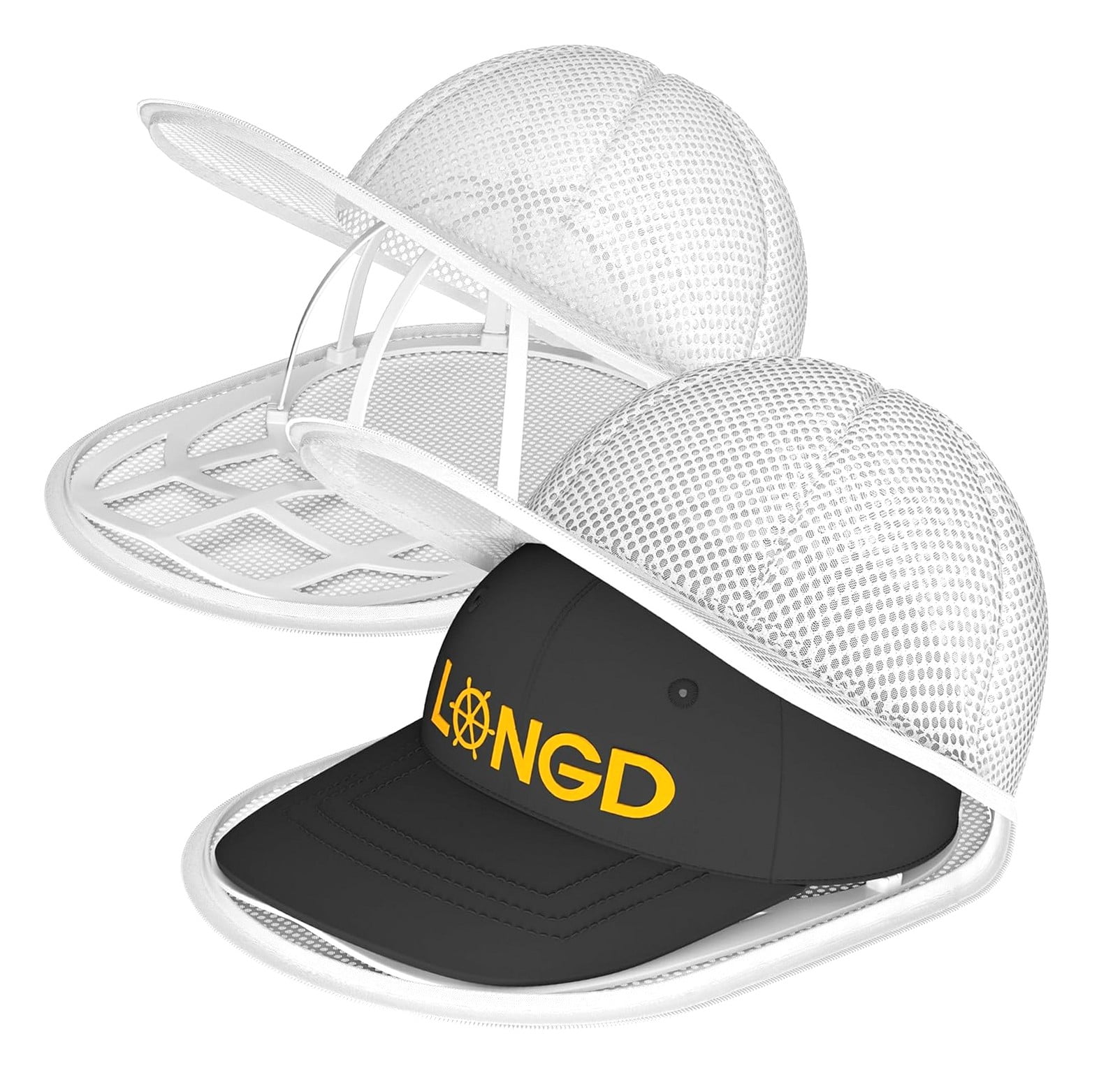 Fuliko Hat Washer Cage with Lock for Machine/Dryer Safe Hat Cleaner for ...