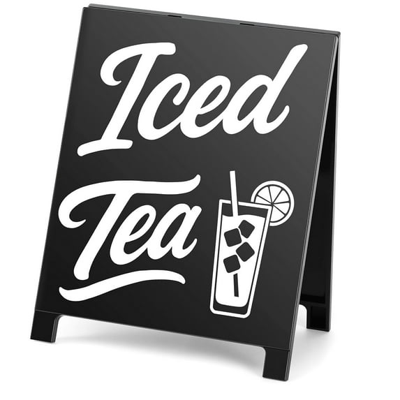 Fuliko Iced Tea Coffee Sign for Cafe Teas Decor Signs Tea Coffee ...