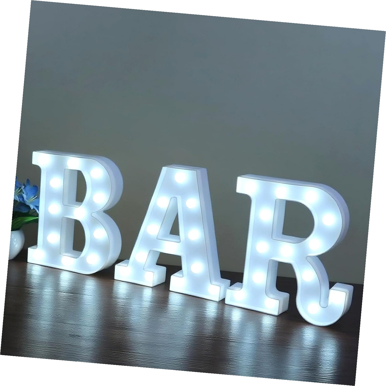 Fuliko Illuminated Marquee Sign for Decor Light Marquee Word Sign Pre ...