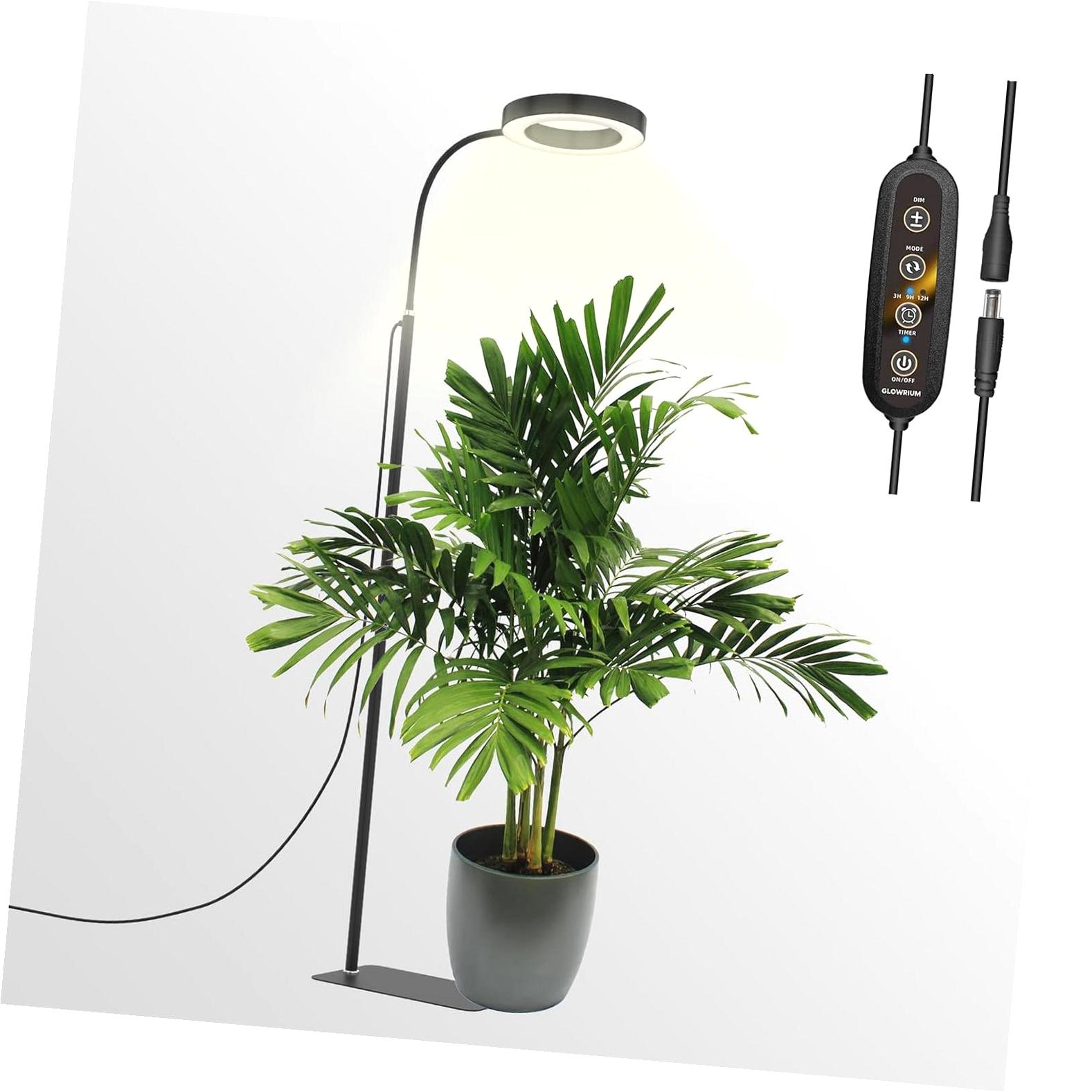 Fuliko Indoor Plant Grow Lights, 20W Full Floor Lamp with Adjustable ...