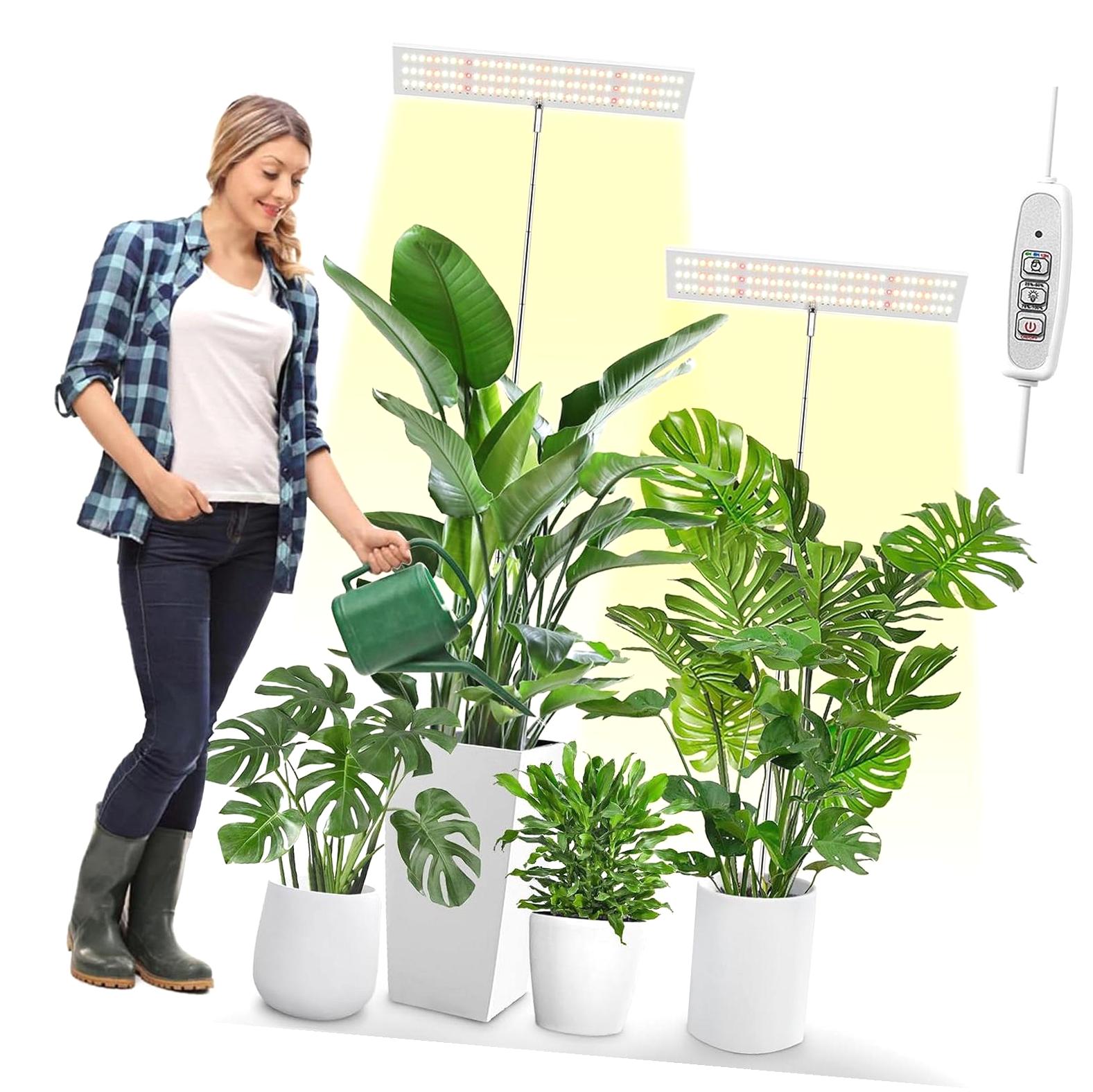 Fuliko Indoor Plant Grow Lights Full , Tall Growth Lamps with Auto ...