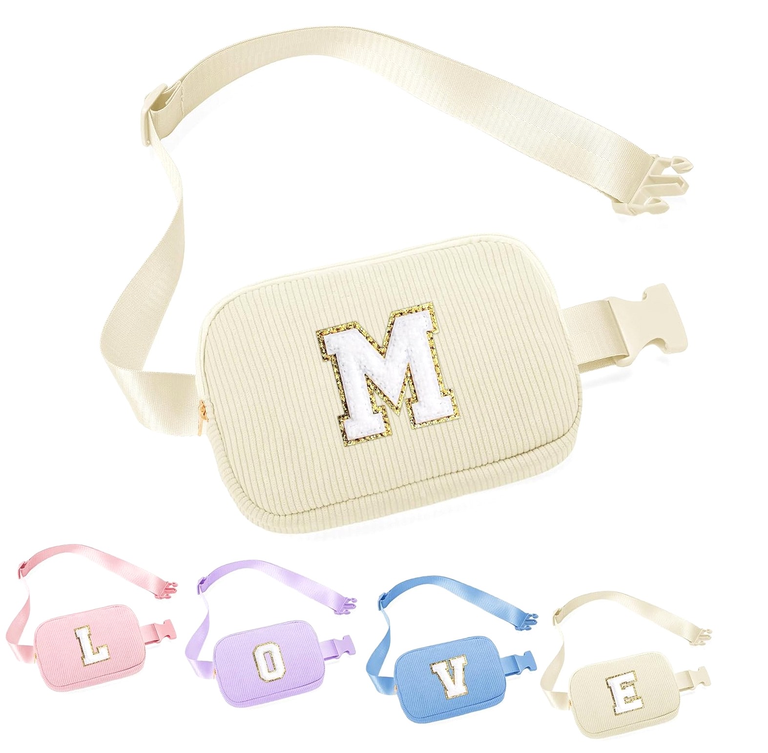Fuliko Initial Belt Bag, Small Purses for Girls, for Teen Girls, Friend ...