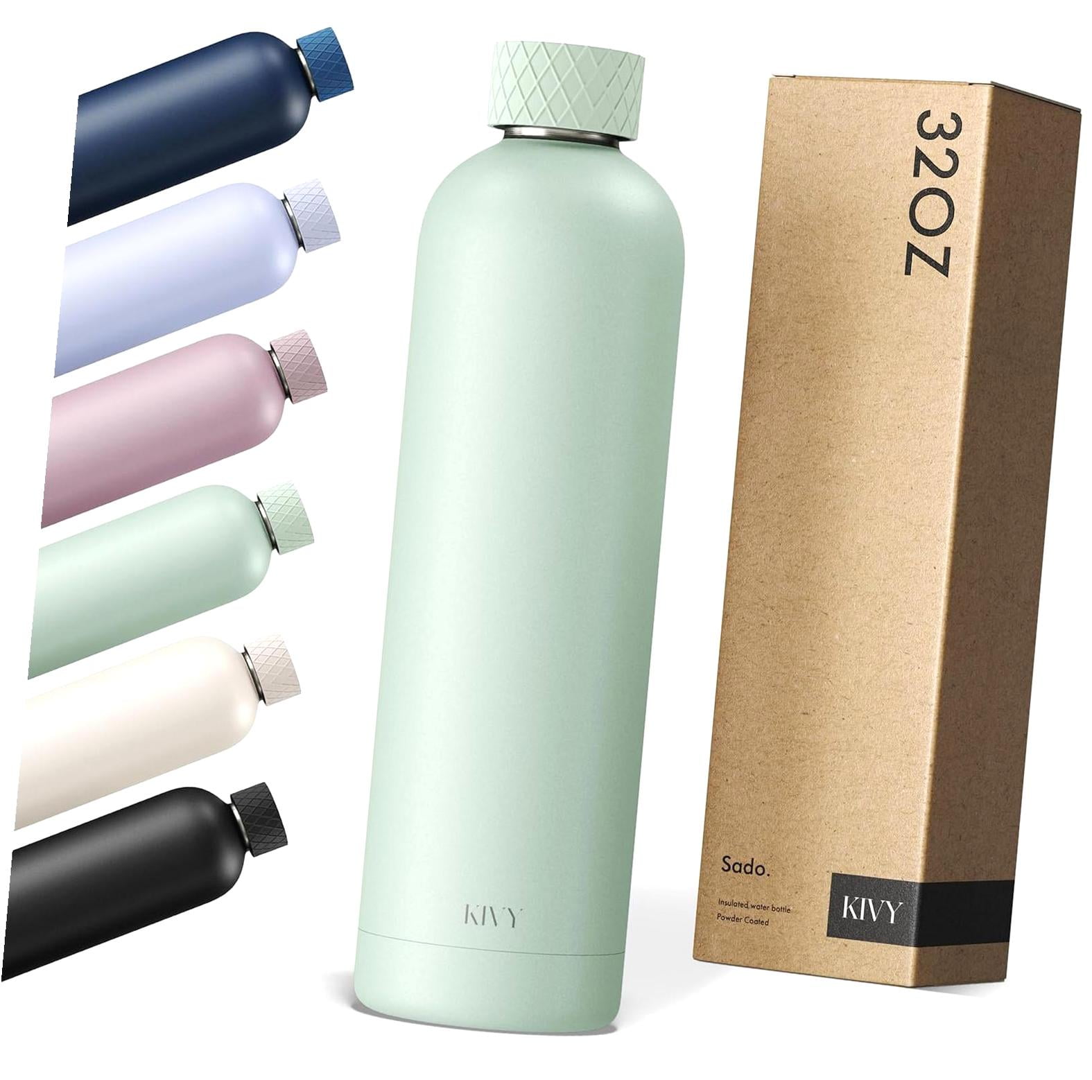 Fuliko Insulated Water Bottle (Sage , 33.8 Ounces) - Walmart.com