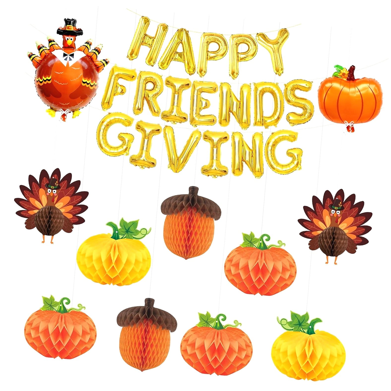 Fuliko Joyful Friendsgiving Decoration , 23-Piece Set – Friendsgiving ...