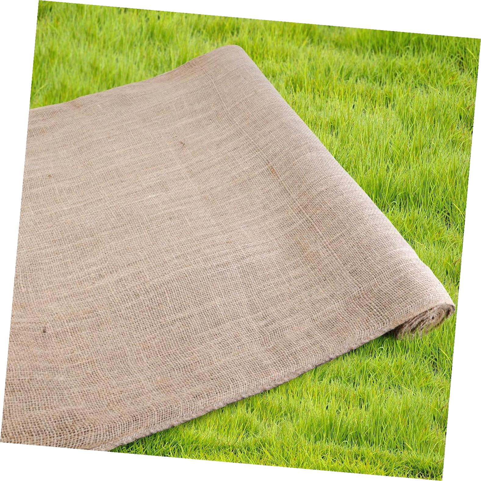 Fuliko Jute Fabric 64 inchx15 Feet, Natural Jute Roll, Multi-Purpose ...