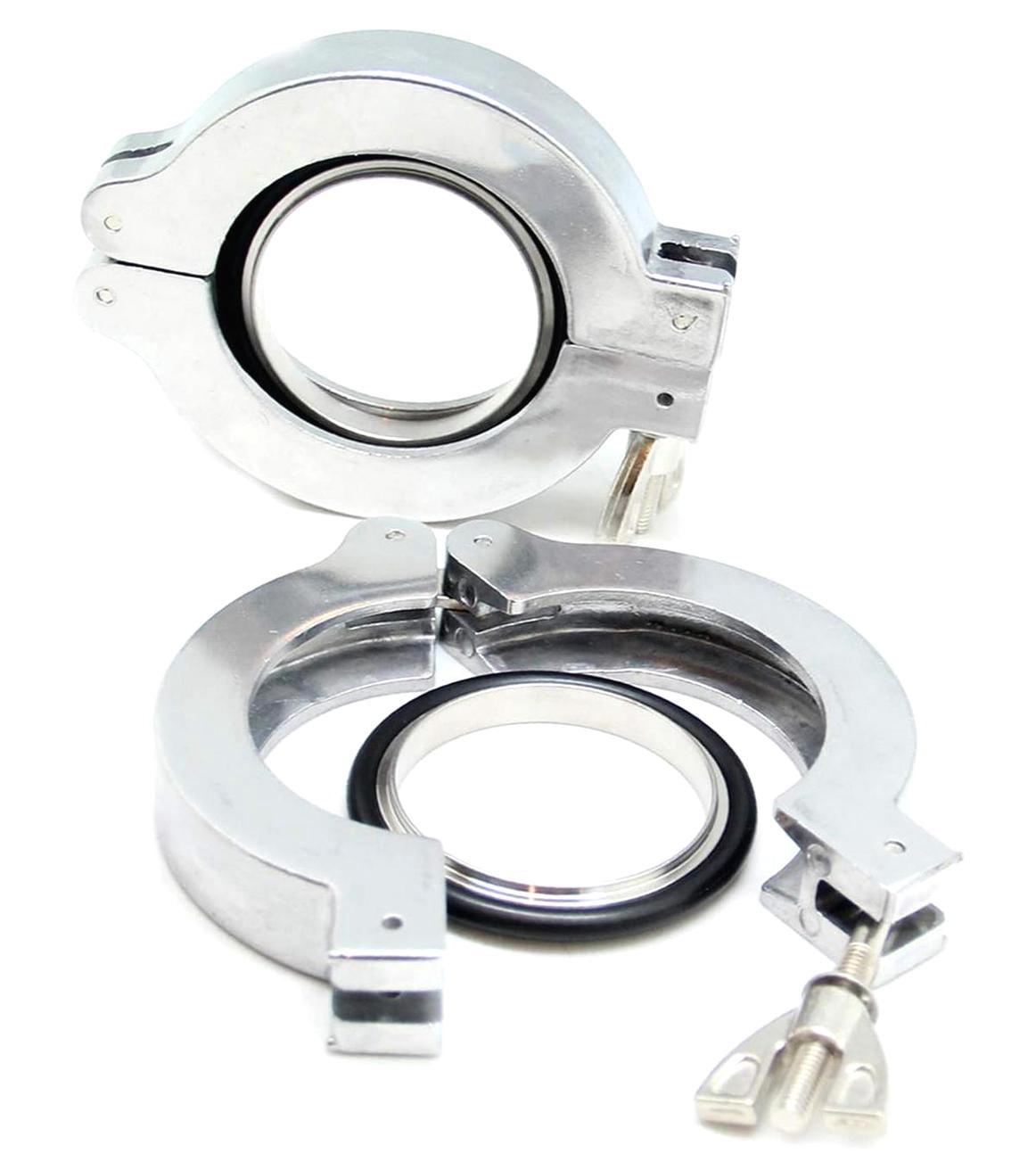 Fuliko KF-40 Aluminum Wing Nut Hinge Clamp featuring FKM O- and SS304 ...