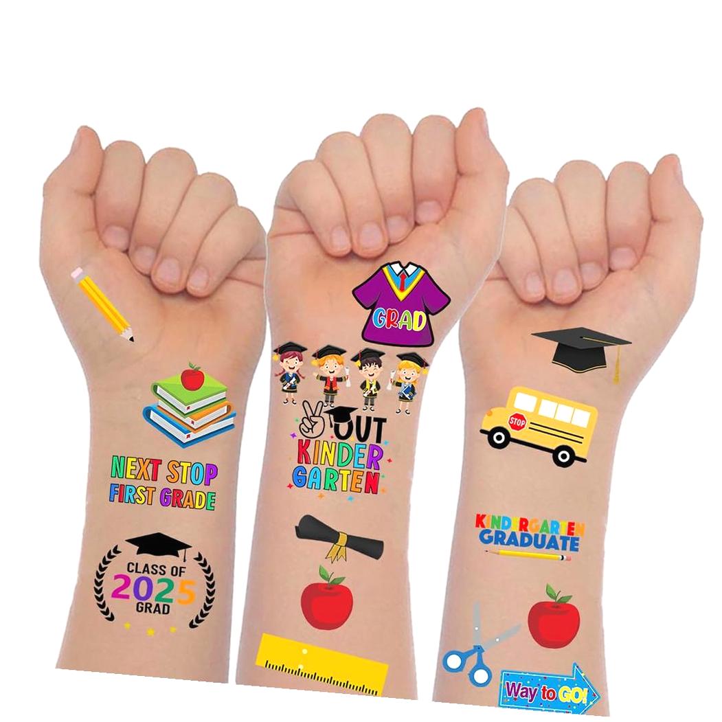 Fuliko Kindergarten Graduation Tattoos for 2025 Kindergarten Graduation ...