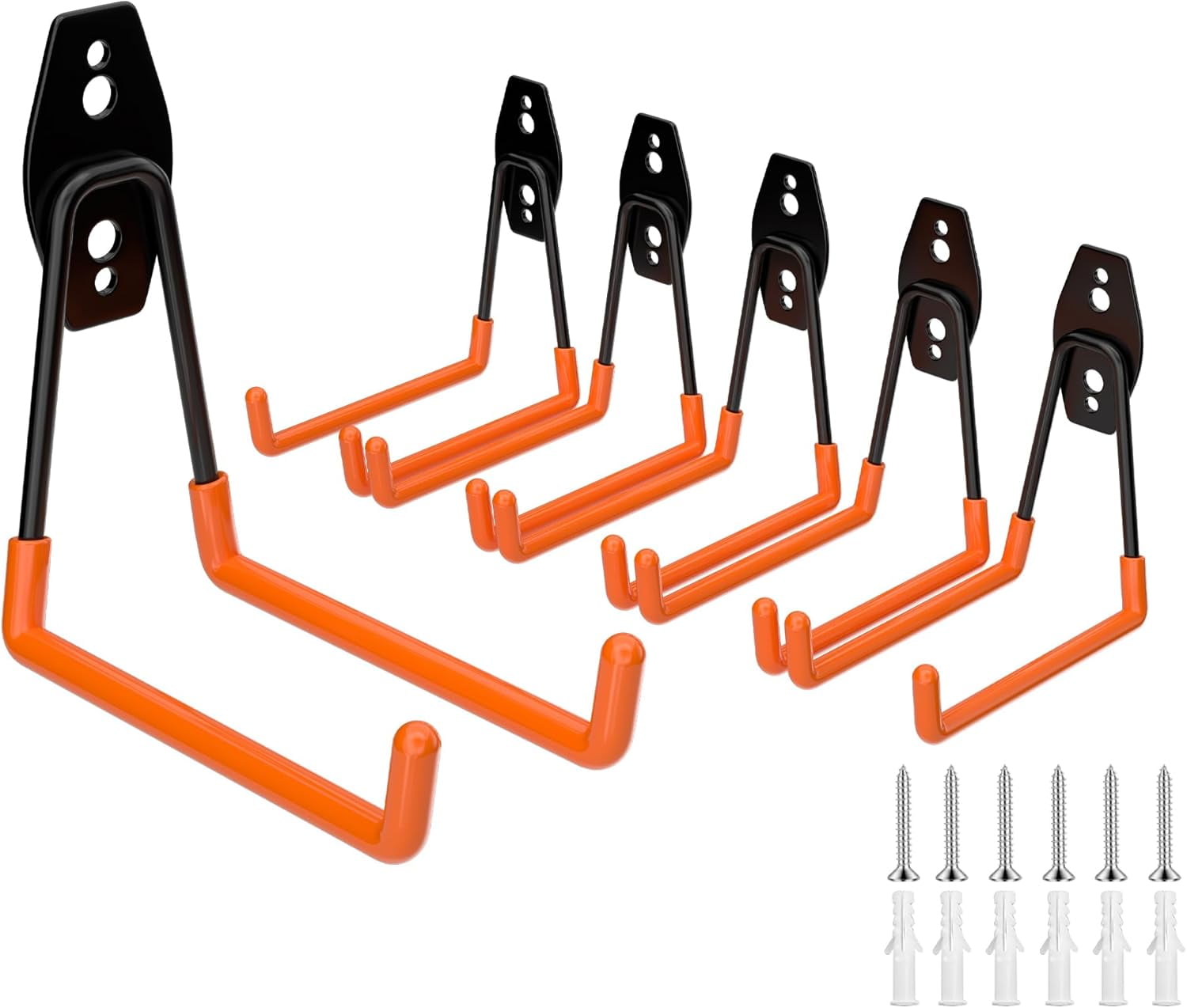 Fuliko Large Garage Ladder Hanger Garage Wall Storage for Hanging ...