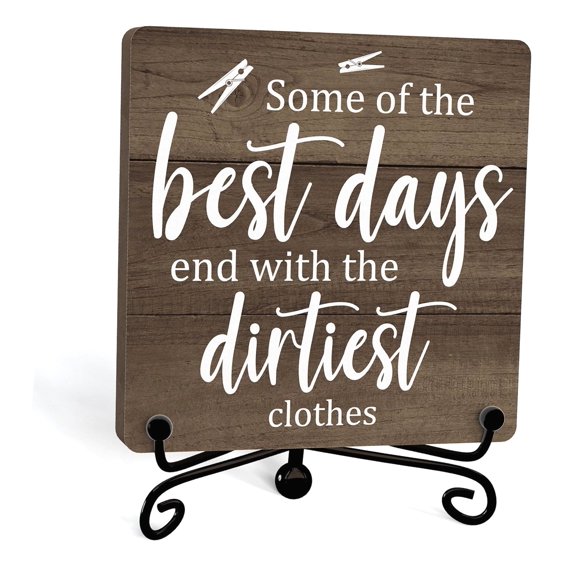 Fuliko Laundry Room Sign, Washing Room Desk Decor, Days End With The ...