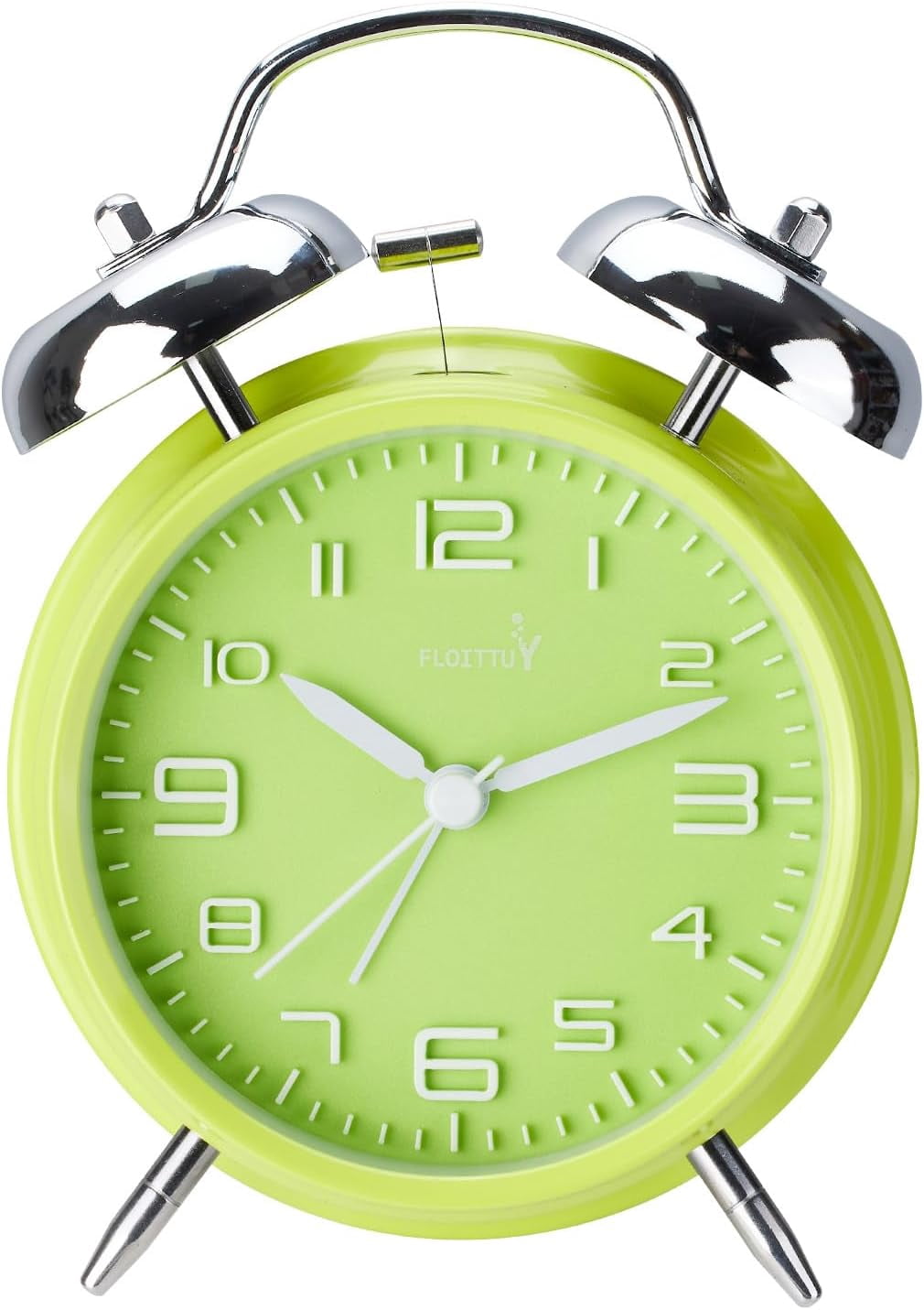 Fuliko (Loud Alarm for Deep Sleepers 4'' Twin Alarm Clock, Stereo Alarm ...