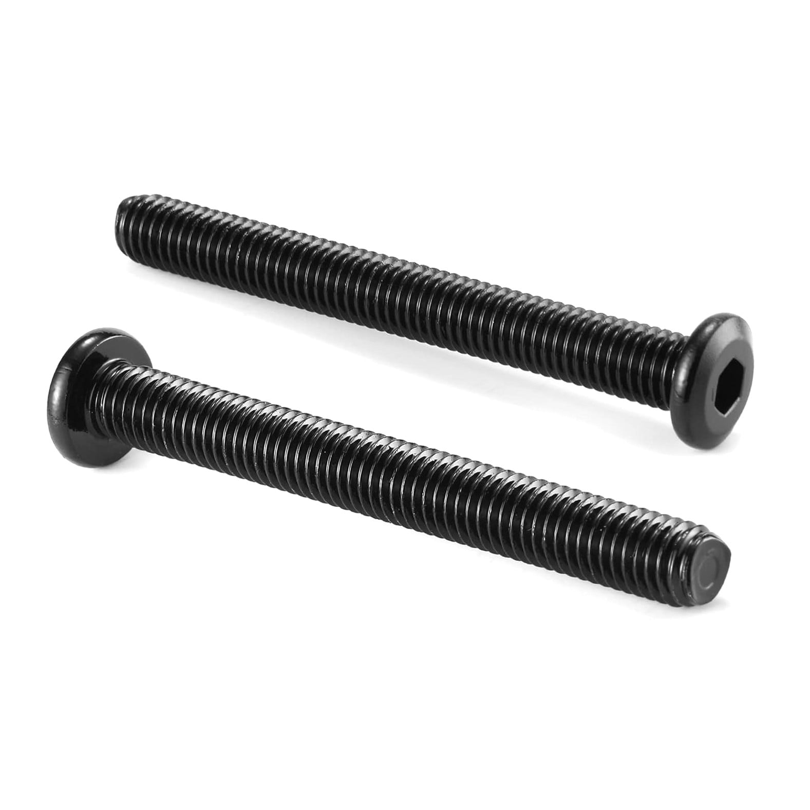Fuliko M10 110mm 20Pcs Flat Hex Cap Screws Bolts, 304 Steel 18-8, Full ...