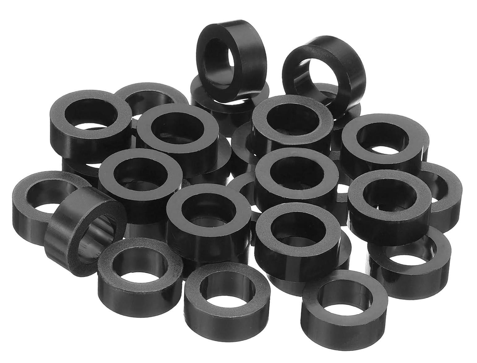 Fuliko M10 Circular Electrical Outlet ABS Spacer Washers, 30 Units, 10 ...