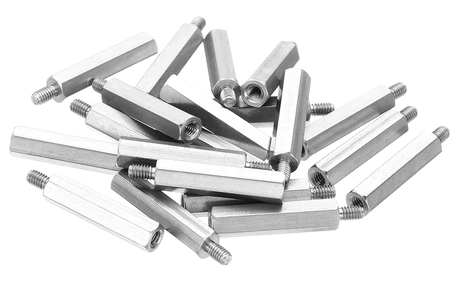 Fuliko M2.5x20mm+4mm Hex Standoffs, 20 Pieces, Stainless Steel PCB ...