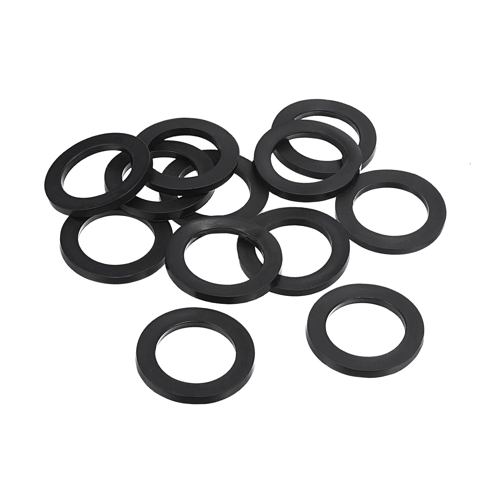 Fuliko M32 Rubber Flat Washer, 12-Pack, 32mm Inner Diameter, 46mm Outer ...