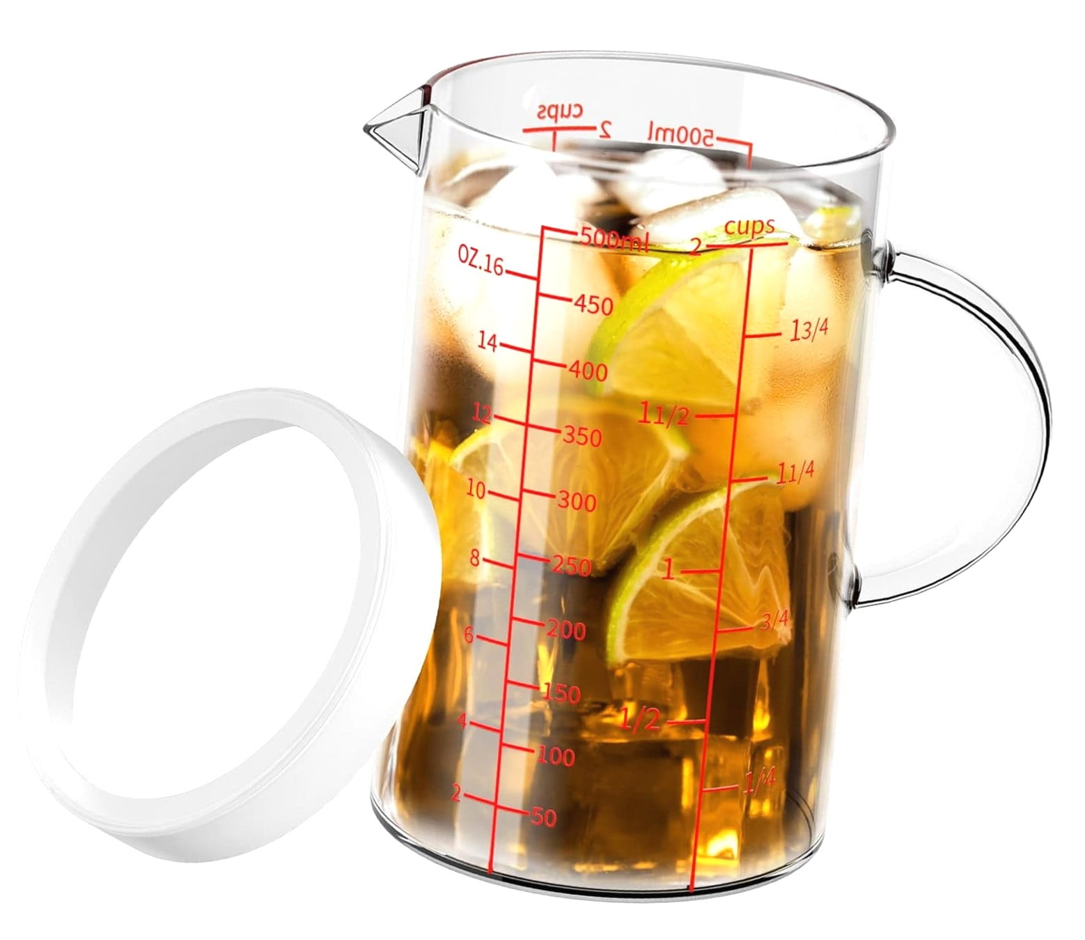 Fuliko Measuring Cup, 2-Cup/500ml Liquid Measuring Cups, Measuring Cup ...