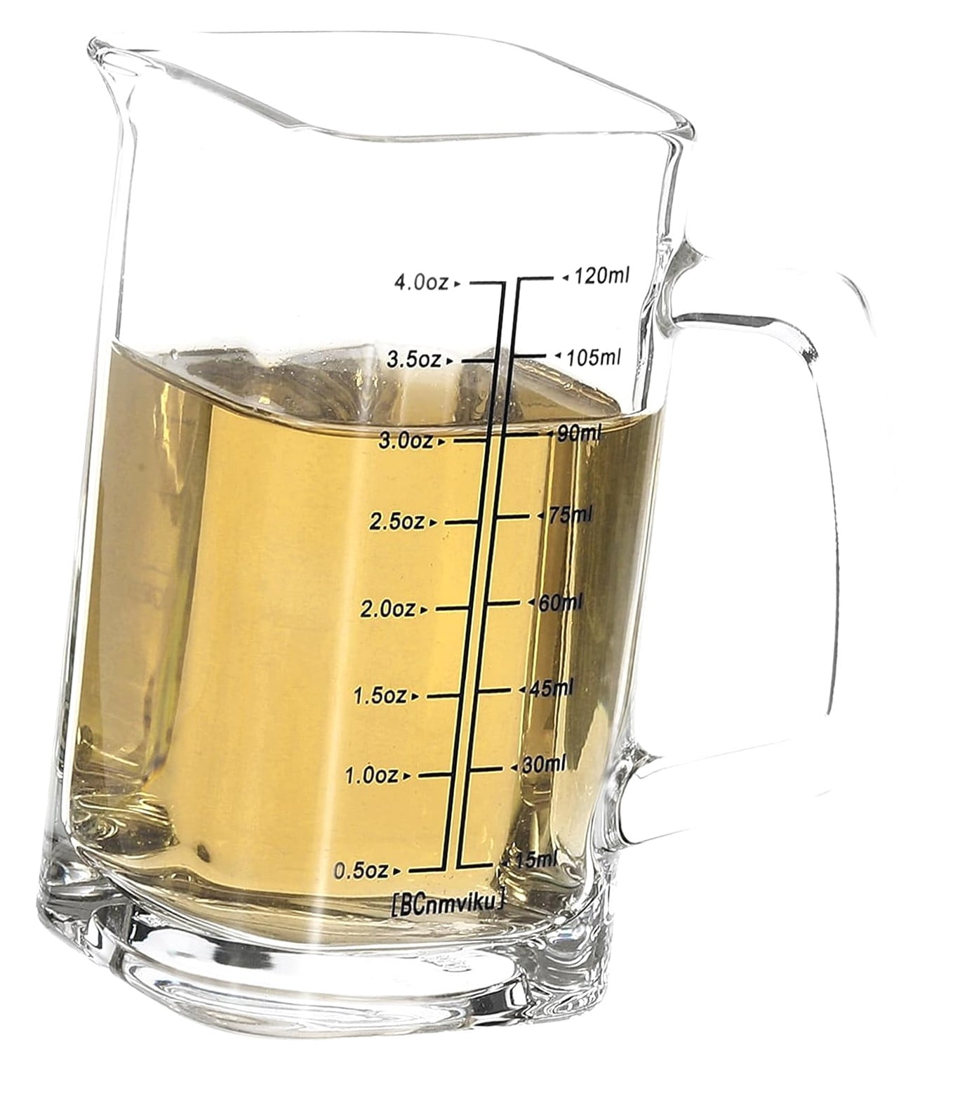 Fuliko Measuring Cup with Handle, 4 Ounce/120ml Liquid Beaker Liquid ...