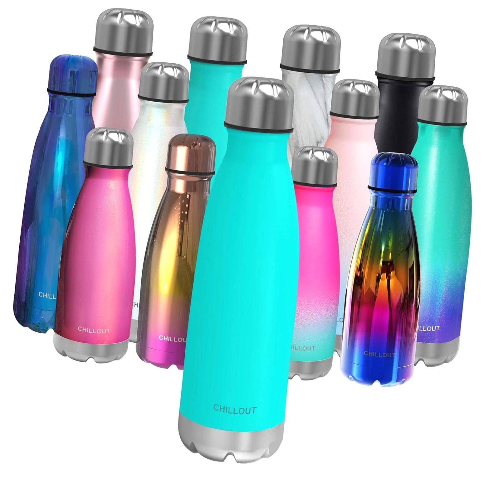 Fuliko Metal Drink Container: 17 oz Dual-Layer Thermal Soda Design for ...