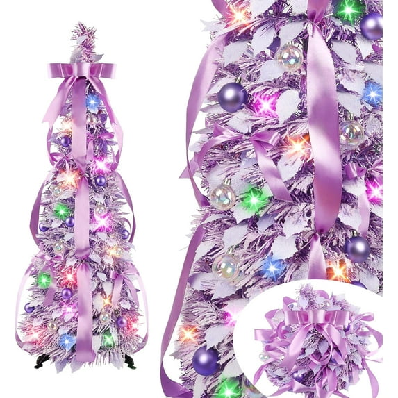 Fuliko NIETING Christmas Tree Decorations, Artificial Collapsible Tree ...