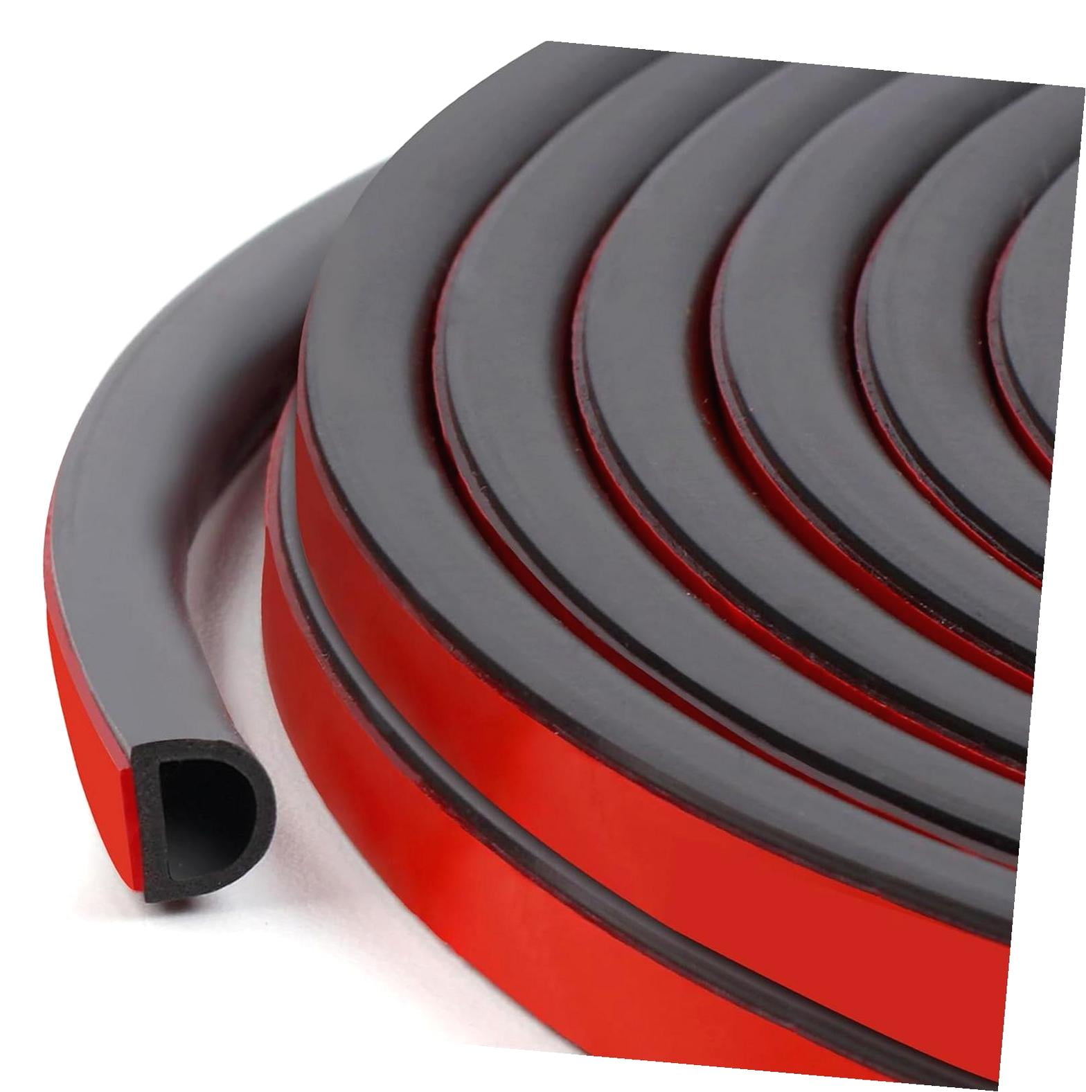 Fuliko 【New Upgrade】Silicone Door Weather Stripping, 19.7 Feet Self ...