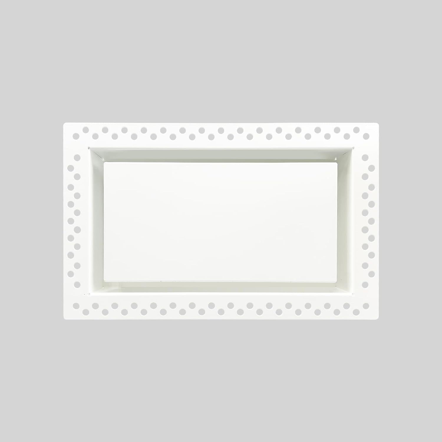 Fuliko No Damper Flush Wall Vent Cover 6x10 Inch for Drywall Vent ...