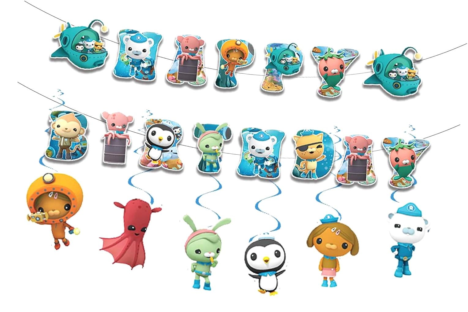 Fuliko Octonauts Party Decorations, Including 12 Octonaut Hanging ...