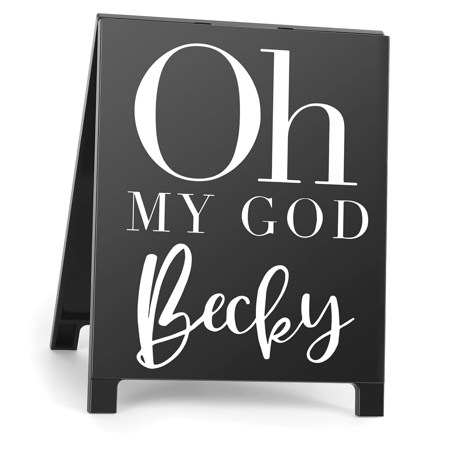 Fuliko Oh My God Becky Desk Decor Sign Retro Coffee Shop Table Display ...