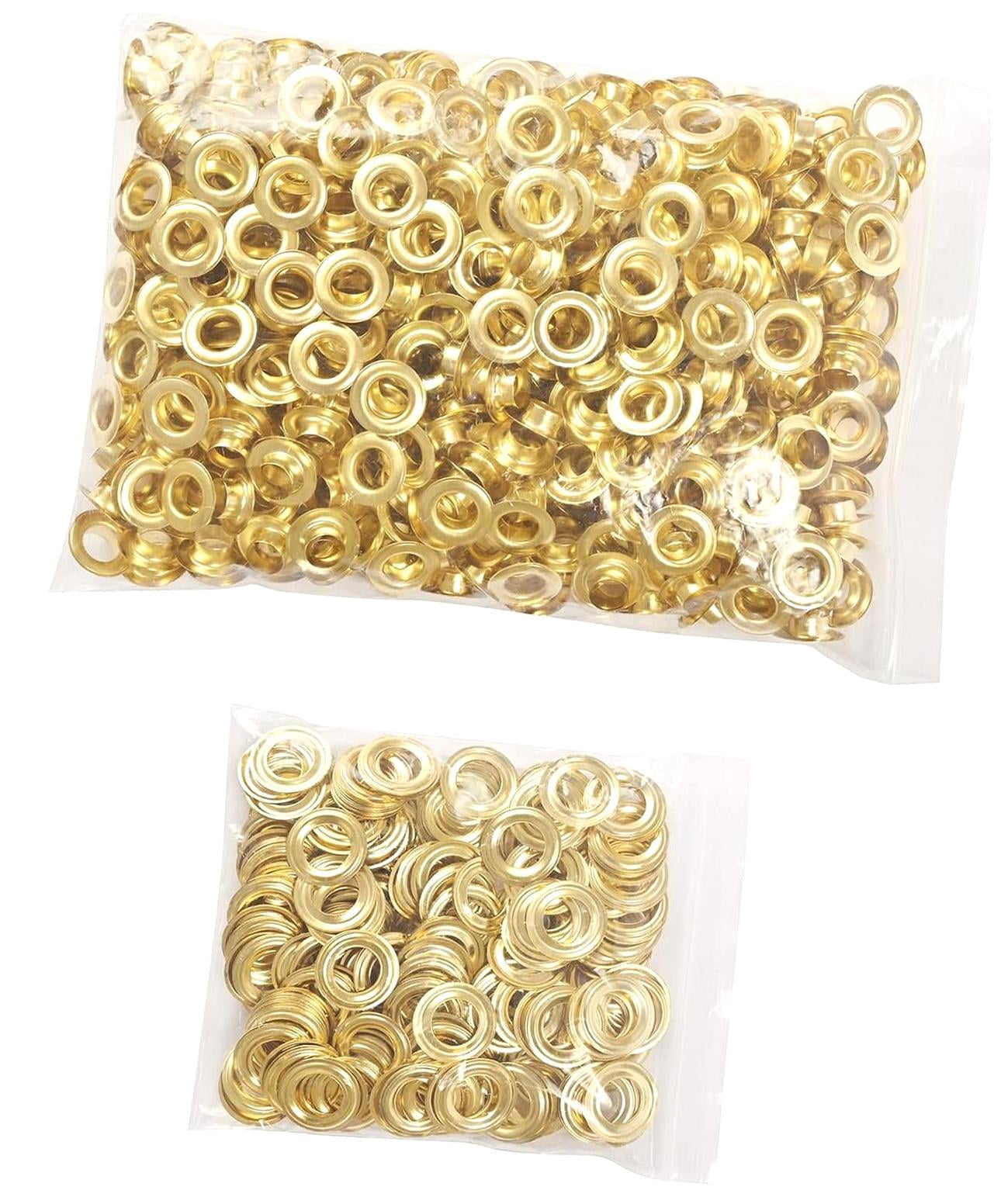 Fuliko PIECES 500 pieces Grommets 3/8 Inch (10mm) Washers and Grommets ...