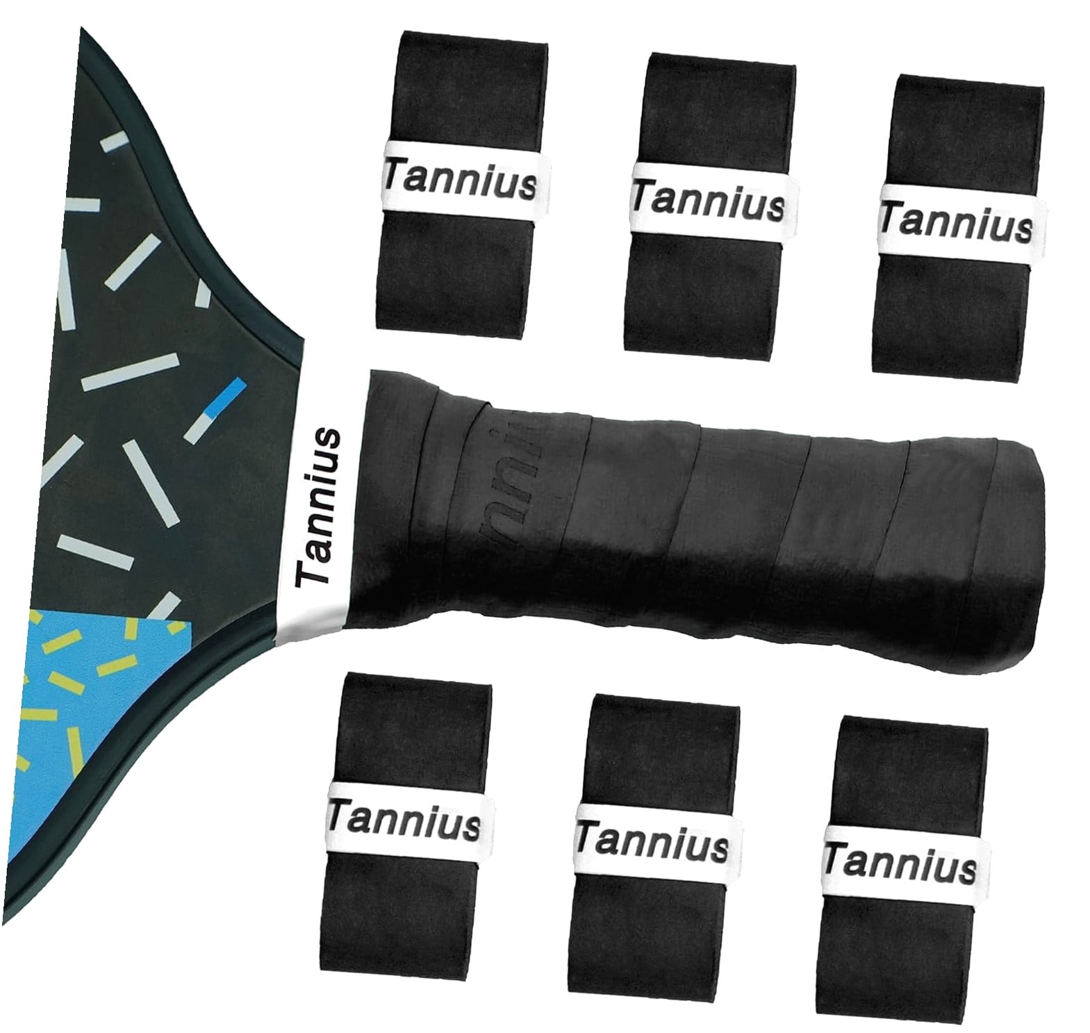 Fuliko Paddle Grips, 6 Pack Precut Tacky Grips, Absorbent and Enhanced ...