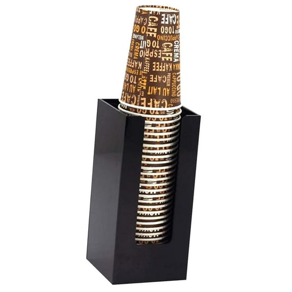 Fuliko Paper Cup Dispenser, Acrylic and Lid Storage Organizer Holder ...