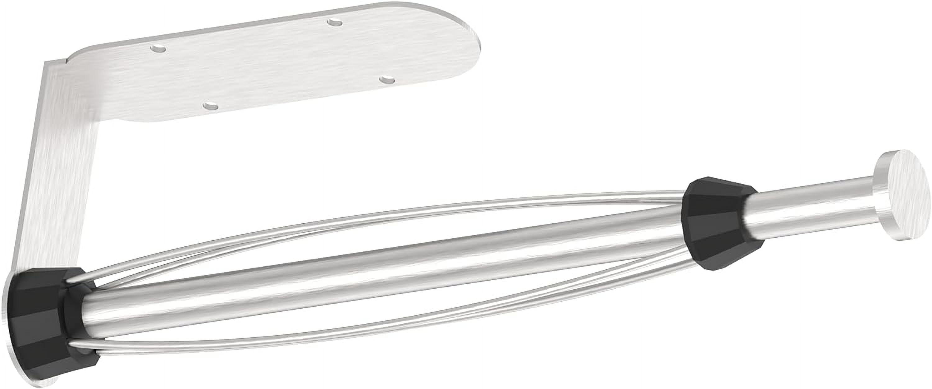 Fuliko Paper Holder Under Cabinet Brushed Nickel Wall Mount Paper ...