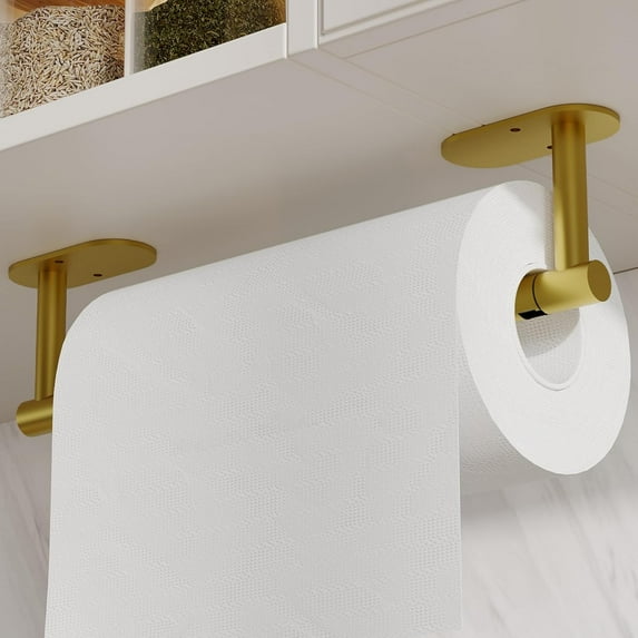 Fuliko Paper Holder, Under Cabinet Paper Holder for Kitchen, Adhesive ...