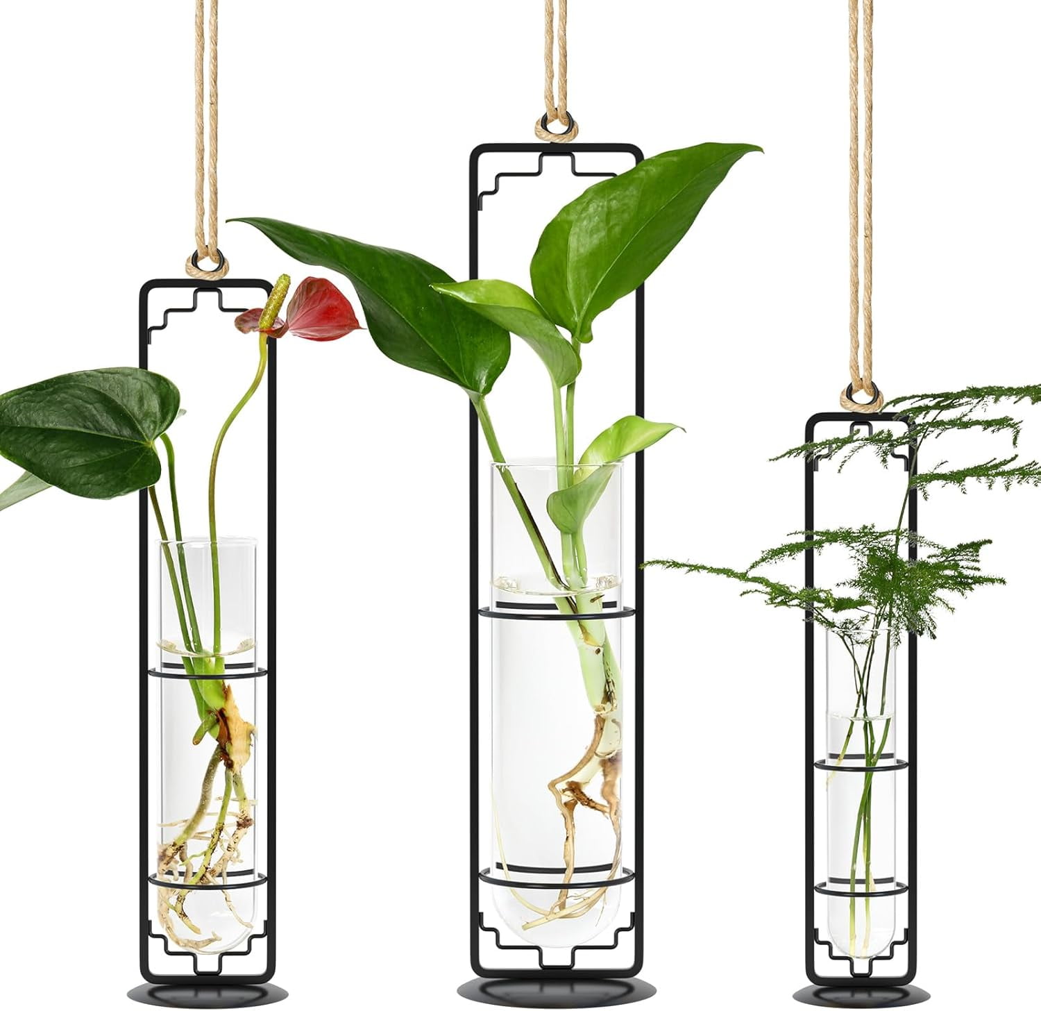Fuliko Plant Propagation Stations, Hanging Propagation Test Tube Vases ...