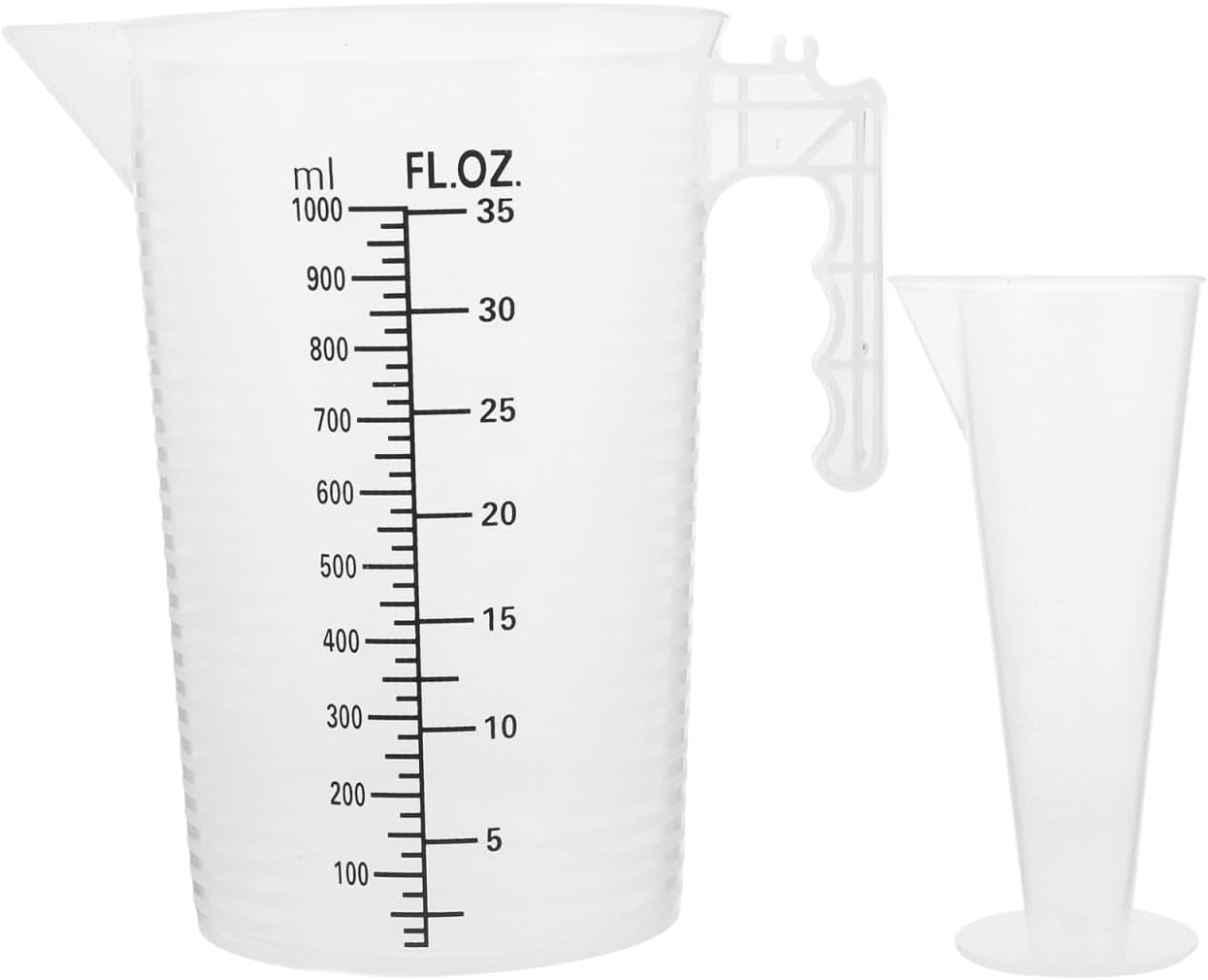Fuliko Plastic Measuring Cup, Graduated Measuring and Mixing Pitcher ...